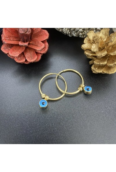 ESK 14 Ayar Altın Göz Küpe