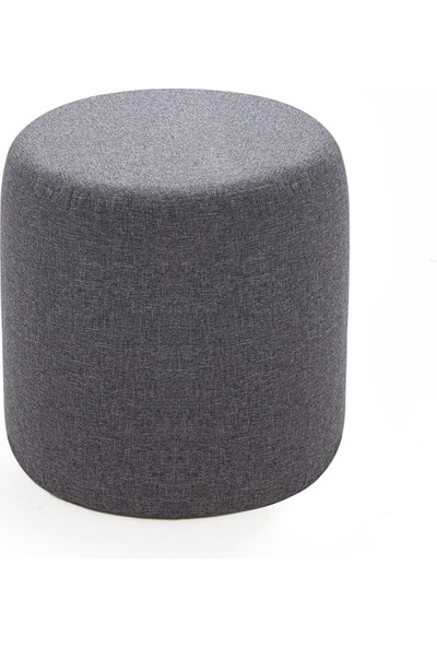 Evdebiz Antrasit Silindir Puf
