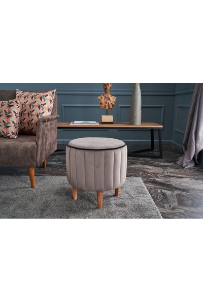 Evdebiz Lindy Puf Gri