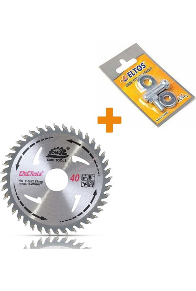 Cmc Daire Testere Bıçağı Ahşap Testeresi 115MM + Matkap Aparatı Cmc Daire Testere Bıçağı Ahşap Testeresi 115MM + Matkap Aparatı