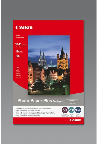 Canon 4X6 Plus Semi-Gloss SG-201 Orijinal Fotoğraf Kağıdı 50 Sayfa Canon 4X6 Plus Semi-Gloss SG-201 Orijinal Fotoğraf Kağıdı 50 Sayfa