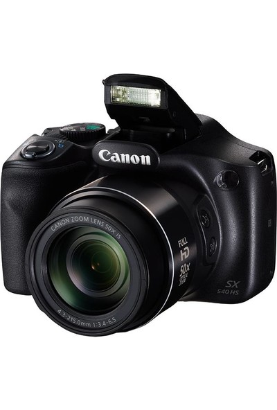 Canon PowerShot SX540 HS Siyah Fotoğraf Makinesi  (Canon Eurasia Garantili) Canon PowerShot SX540 HS Siyah Fotoğraf Makinesi  (Canon Eurasia Garantili)