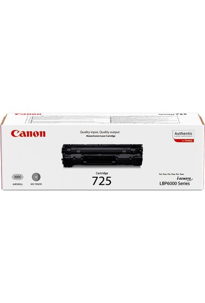 Canon CRG 725 Orijinal Siyah Toner