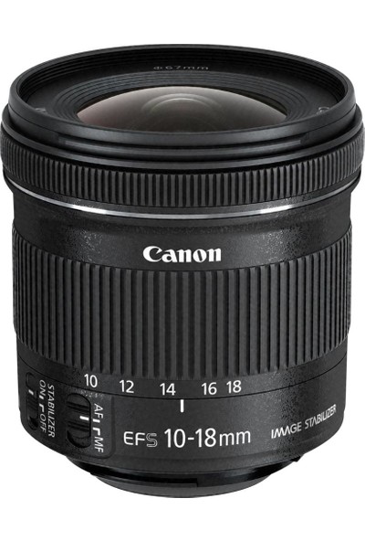 Canon EF-S 10-18mm f/4.5-5.6 IS STM Lens (Canon Eurasia Garantili)