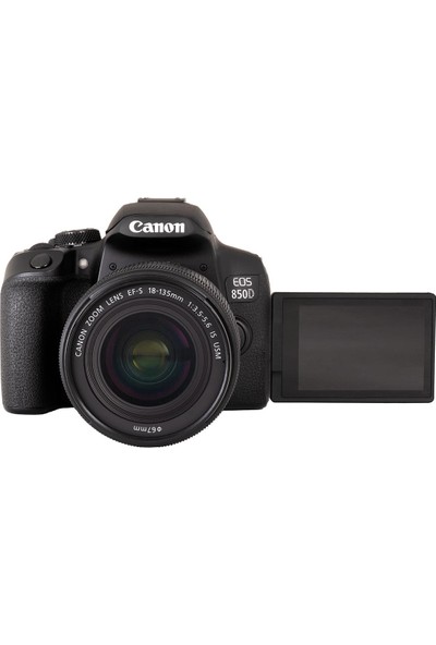 Canon EOS 850D + EF-S 18-135mm f/3.5-5.6 IS Nano USM Fotoğraf Makinesi (Canon Eurasia Garantili) Canon EOS 850D + EF-S 18-135mm f/3.5-5.6 IS Nano USM Fotoğraf Makinesi (Canon Eurasia Garantili)