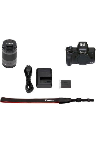 Canon EOS M50 Mark II + EF-M 18-150mm f/3.5-6.3 IS STM Fotoğraf Makinesi (Canon Eurasia Garantili) Canon EOS M50 Mark II + EF-M 18-150mm f/3.5-6.3 IS STM Fotoğraf Makinesi (Canon Eurasia Garantili)