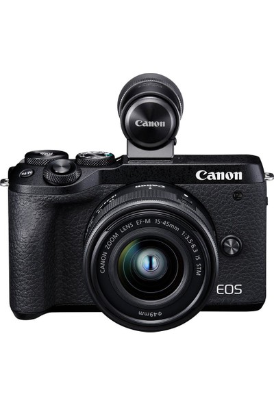 Canon EOS M6 Mark II + EF-M 15-45mm f/3.5-6.3 IS STM Fotoğraf Makinesi (Canon Eurasia Garantili)