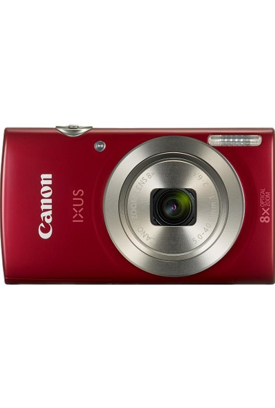Canon IXUS 185 Kırmızı Fotoğraf Makinesi (Canon Eurasia Garantili)