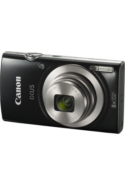 Canon IXUS 185 Siyah Fotoğraf Makinesi (Canon Eurasia Garantili)