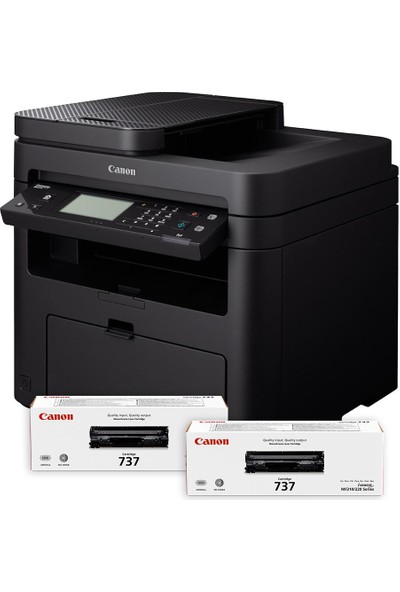 Canon MF237W Siyah Beyaz Lazer Yazıcı/ Fotokopi+Faks+Tarama/Wifi + 2 Toner (Canon Eurasia Garantili) Canon MF237W Siyah Beyaz Lazer Yazıcı/ Fotokopi+Faks+Tarama/Wifi + 2 Toner (Canon Eurasia Garantili)