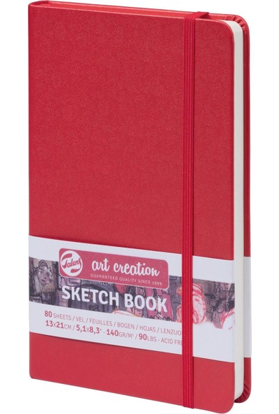 Talens Taç Skblock Sw Kırmızı Sketchbook 13 x 21 cm Talens Taç Skblock Sw Kırmızı Sketchbook 13 x 21 cm
