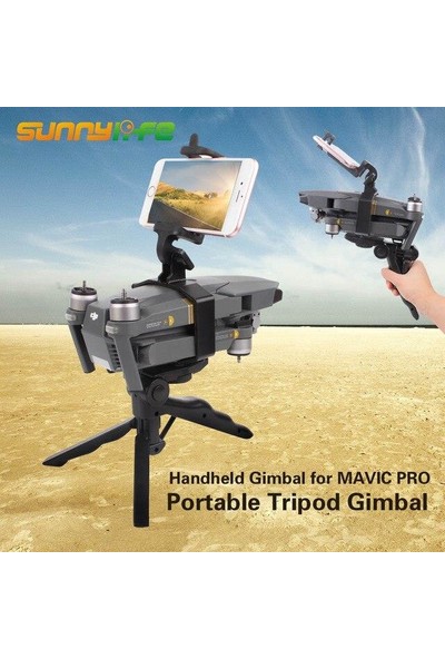 Profisher Dji Mavic Pro Drone El Çekimi Gimbal Stabilizatör ve Açılır Tripod Profisher Dji Mavic Pro Drone El Çekimi Gimbal Stabilizatör ve Açılır Tripod