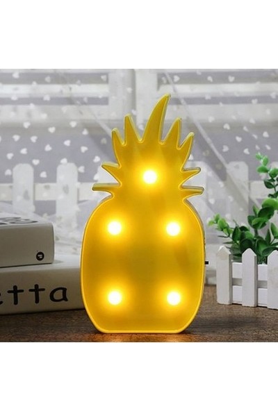 Lumenn Ananas 3D LED Işıklı Gece Lambası-Dekoratif LED Aydınlatma Lumenn Ananas 3D LED Işıklı Gece Lambası-Dekoratif LED Aydınlatma