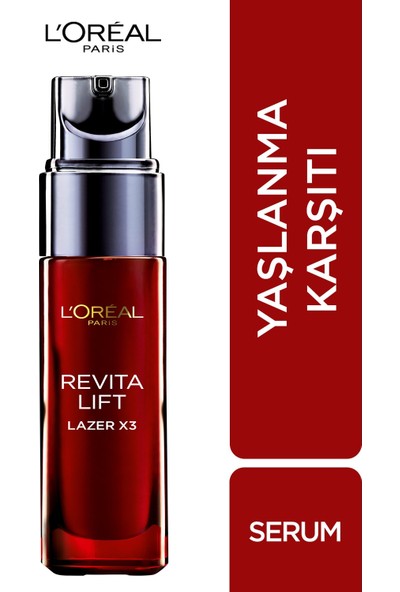 Loreal Revitalift Lazzer X3 Kırışık Karşıtı Serum 30 ml Loreal Revitalift Lazzer X3 Kırışık Karşıtı Serum 30 ml