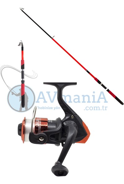 Remixon Başlangıç Olta Seti Red 180 Remixon Başlangıç Olta Seti Red 180