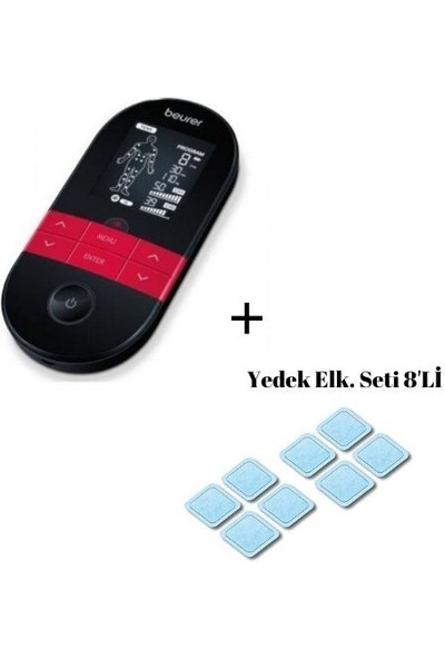 Beurer Em 59 Tens Ems Masaj Cihazı ve Yedek Elk.seti 8'li Beurer Em 59 Tens Ems Masaj Cihazı ve Yedek Elk.seti 8'li