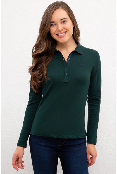 U.S. Polo Assn. Yeşil Sweatshirt Basic 50228465-VR079 U.S. Polo Assn. Yeşil Sweatshirt Basic 50228465-VR079