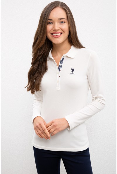 U.S. Polo Assn. Beyaz Sweatshirt Basic 50228465-VR019 U.S. Polo Assn. Beyaz Sweatshirt Basic 50228465-VR019