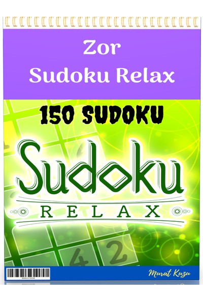 Enine Boyuna Eğitim Zor Sudoku Relax Kitabı Enine Boyuna Eğitim Zor Sudoku Relax Kitabı