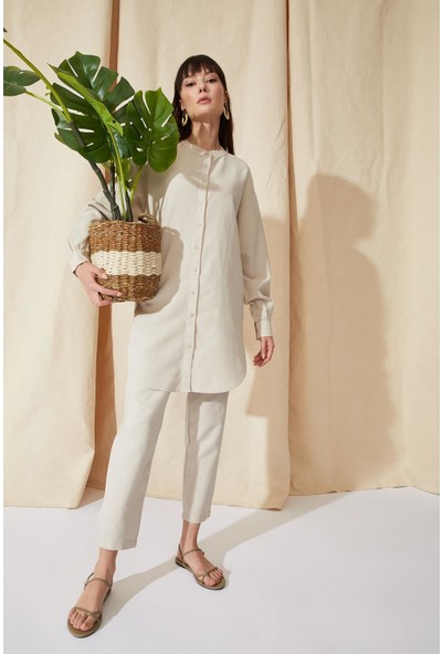 Defacto Carrot Fit Esnek Belli Dokuma Pantolon U6652AZ21SM Defacto Carrot Fit Esnek Belli Dokuma Pantolon U6652AZ21SM