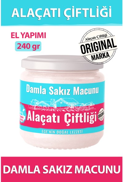 ALAÇATI ÇİFTLİĞİ Damla Sakızı Macunu 240 gr