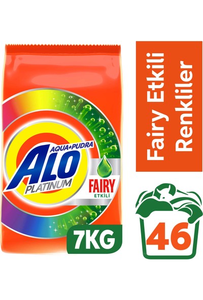 Alo Platinum 7 kg Fairy Etkili Renkliler Aquapudra Toz Deterjan Alo Platinum 7 kg Fairy Etkili Renkliler Aquapudra Toz Deterjan