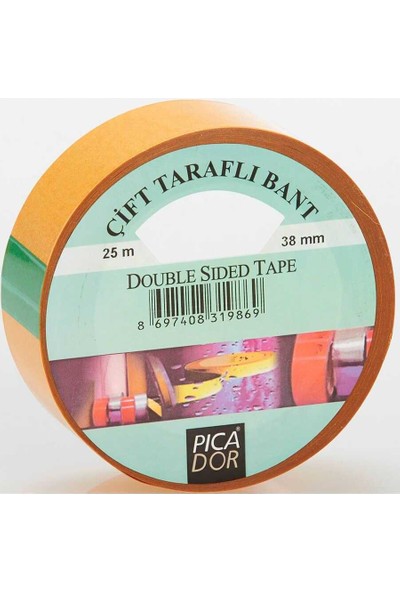 Picador Çift Taraflı Hotmelt Askısız 38X25 mt Picador Çift Taraflı Hotmelt Askısız 38X25 mt