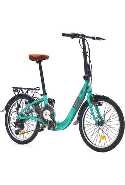 Corelli Pocket 1.0 20 V 16 7 Katlanır Bisiklet Gri-Turkuaz Corelli Pocket 1.0 20 V 16 7 Katlanır Bisiklet Gri-Turkuaz