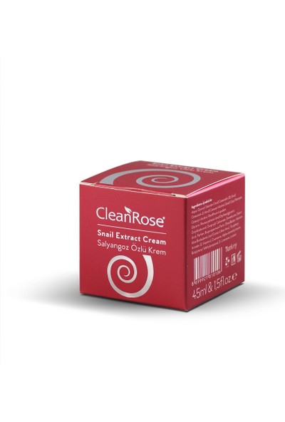 Clean Rose Salyangoz Özlü Krem 45 ml