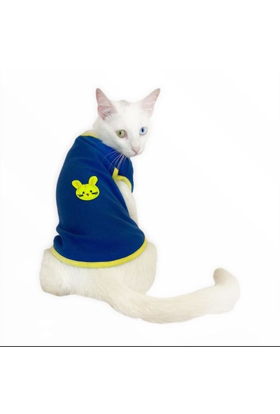 Kemique Native Bunny Blue Atlet Kedi Kıyafeti Kedi Elbisesi Xl