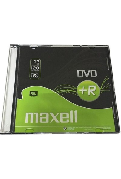 Maxell Dvd+Rw 1'li 4.7gb 120 Min Video 16X Kutulu Dvd+Rw Maxell Maxell Dvd+Rw 1'li 4.7gb 120 Min Video 16X Kutulu Dvd+Rw Maxell