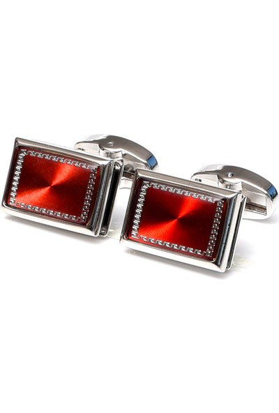 Esgue Venüs Serisi Kırmızı Lüx Kol Düğmesi