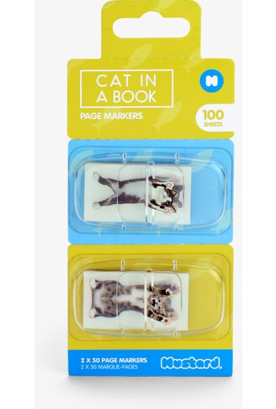 Mustard Cat In A Book Ayraç Mustard Cat In A Book Ayraç