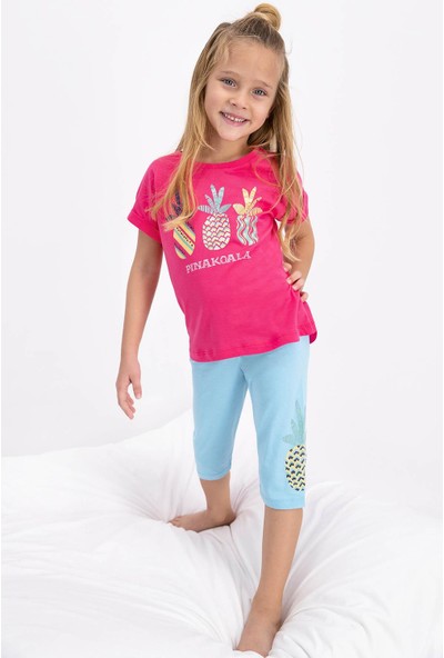 ROLY POLY Kız Çocuk Bermuda Tayt Takım RP2473-G 21Y