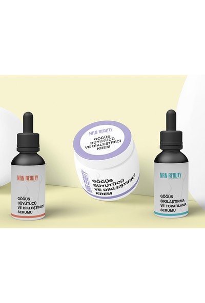 Göğüs Toparlayıcı ve Dikleştirici 3'lü Set