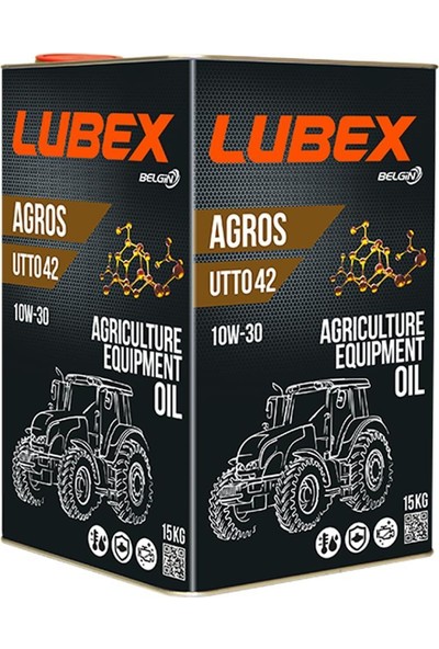 Lubex Agros Utto 42 15 kg Çok Amaçlı Traktör Şanzıman Yağı