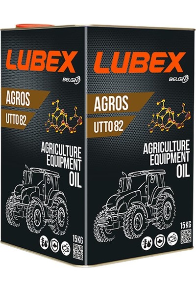 Lubex Agros Utto 82 15 kg Çok Amaçlı Traktör Şanzıman Yağı