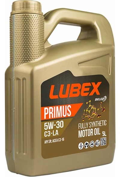 Lubex Primus 5W-30 C3-LA 5 Litre Motor Yağı ( Üretim Yılı: 2022 ) Lubex Primus 5W-30 C3-LA 5 Litre Motor Yağı ( Üretim Yılı: 2022 )