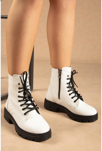 Ayakkabı Çarşı Kadın Bağcıklı Bot