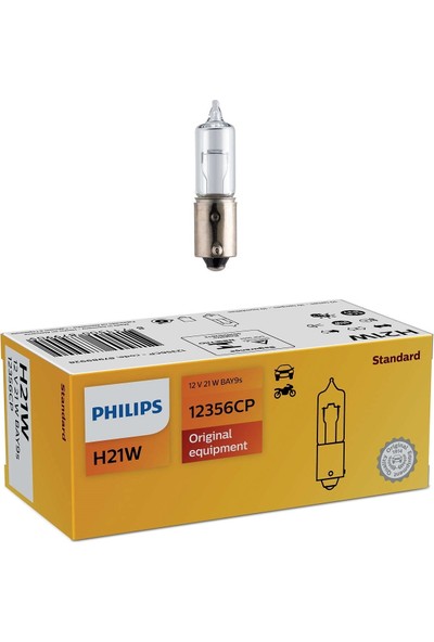 Phılıps H21W Standart Ampul 12356CP EAN-8727900371116 Phılıps H21W Standart Ampul 12356CP EAN-8727900371116