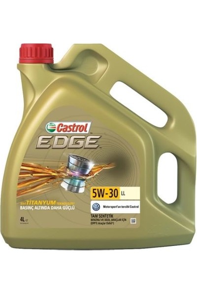 Castrol Edge 5W-30 LL 4 Litre Motor Yağı ( Üretim Yılı: 2019 ) Castrol Edge 5W-30 LL 4 Litre Motor Yağı ( Üretim Yılı: 2019 )