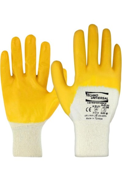 Universal Tekno Nitril Eldiven C-20 Performance No:10
