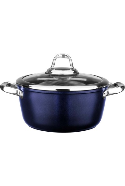 Leggno MST2828DT24BL Master Tıtanıum Tencere Mavi 24CM Leggno MST2828DT24BL Master Tıtanıum Tencere Mavi 24CM