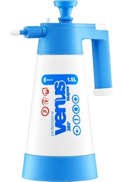 Kwazar 360 Derecede Her Açıdan Atan Basınçlı Pompa 1.5lt Kwazar 360 Derecede Her Açıdan Atan Basınçlı Pompa 1.5lt