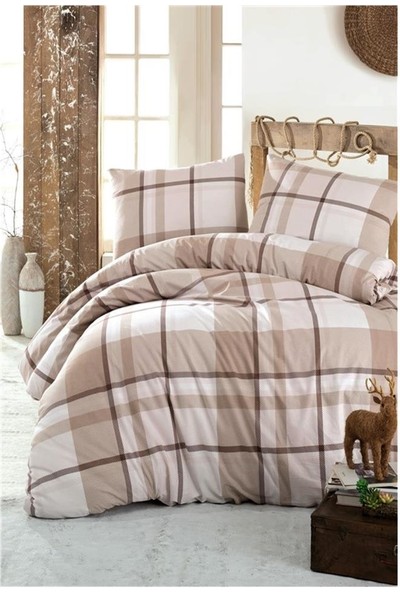 Taç Kristal Dört Mevsim Set Tek Kişilik Sava Kahverengi