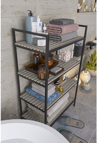 Evekip 4 Raflı Banyo Mutfak Ofis Düzenleyici Organizer Br-02 Evekip 4 Raflı Banyo Mutfak Ofis Düzenleyici Organizer Br-02