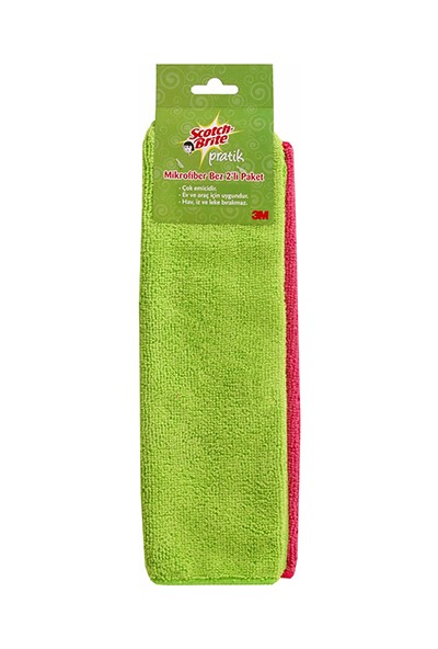 Scotch Brite Mikrofiber Açık Temizlik Bezi 2' Li Paket Scotch Brite Mikrofiber Açık Temizlik Bezi 2' Li Paket