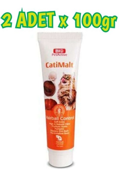 Bio Pet Active Bio Petactive Cati Malt Paste 2 Adet x 100 ml Bio Pet Active Bio Petactive Cati Malt Paste 2 Adet x 100 ml