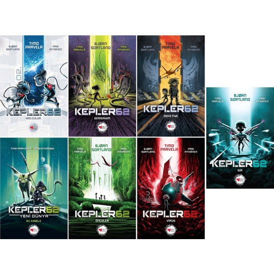 Kepler 62 Serisi 7 Kitap Set / Timo Parvela - Björn Sortland Kitabı