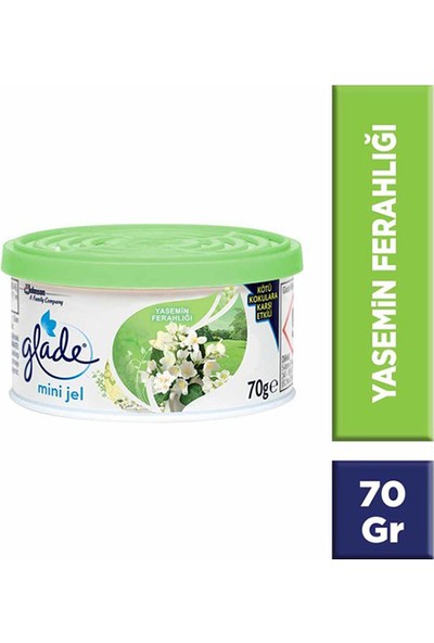 Glade Oda Kokusu Mini Jel Yasemin Ferahlığı 70 gr Glade Oda Kokusu Mini Jel Yasemin Ferahlığı 70 gr